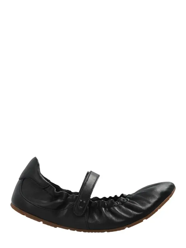 COACH Leather Ballet Flats - Black