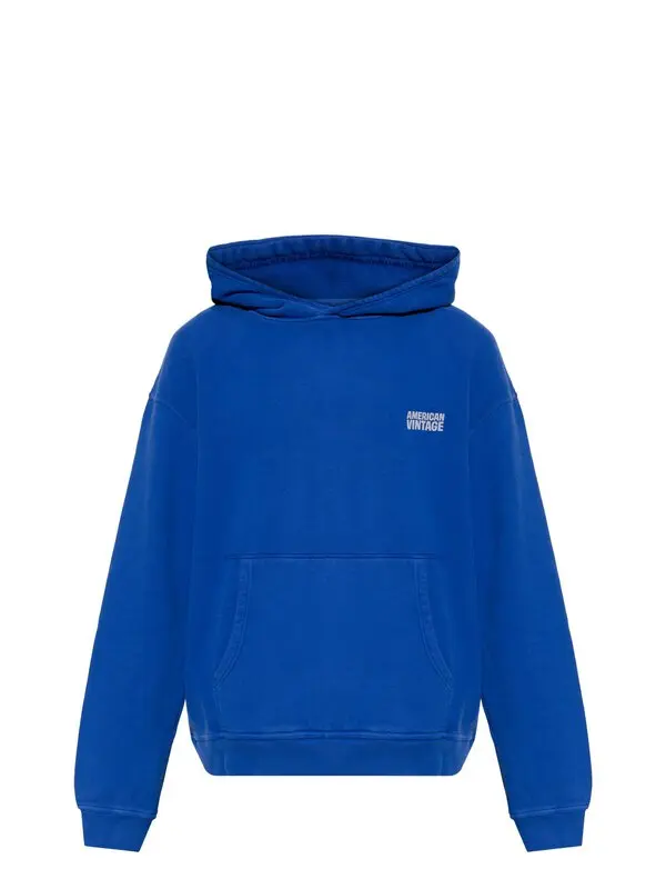 American Vintage Oversized Hoodie - Blue