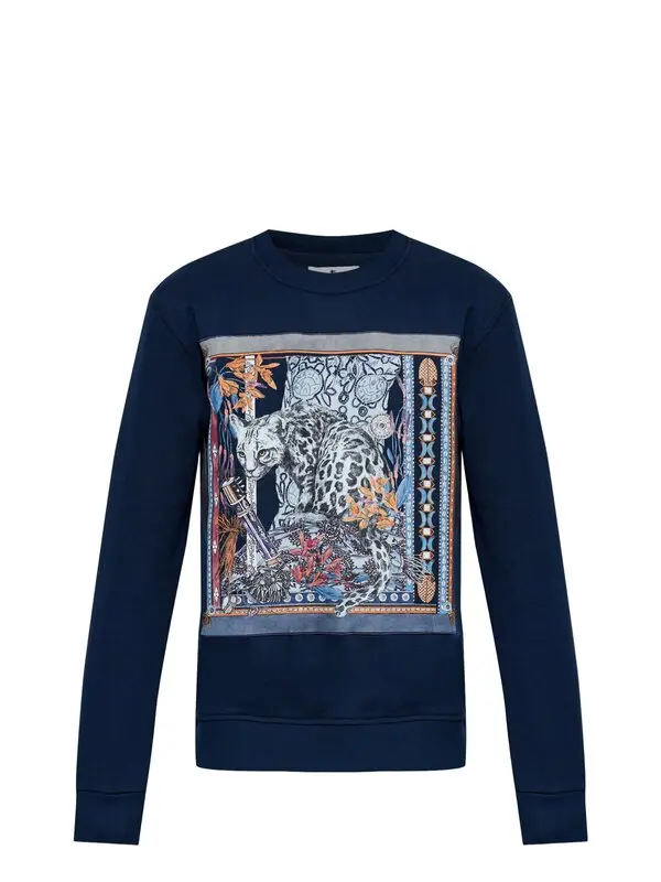 Etro Printed Sweatshirt - Navy Blue