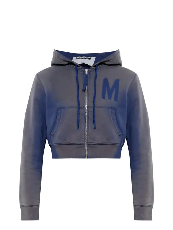 Moschino Insulated Hoodie - Navy Blue