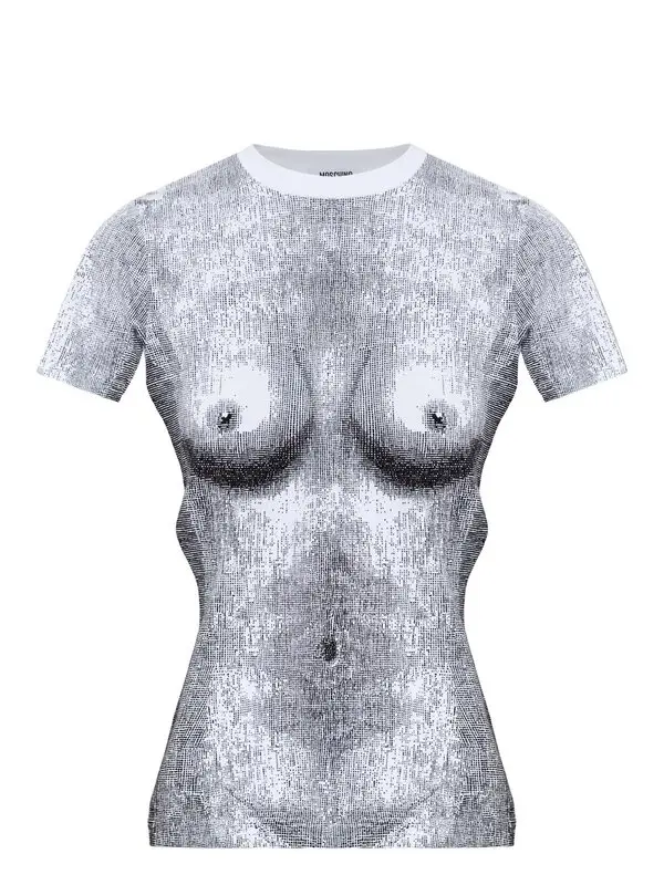 Moschino Printed T-shirt - Grey