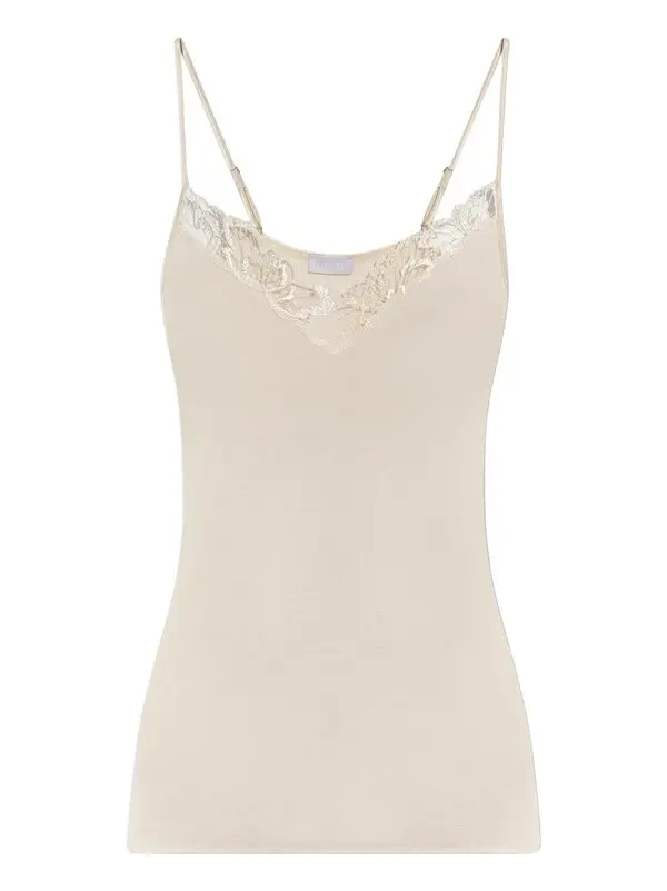 Hanro Top With Exposed Shoulders - Cream