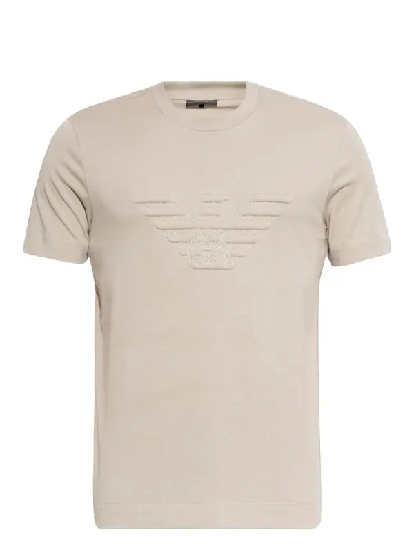 Emporio Armani T-shirt With Logo - Grey