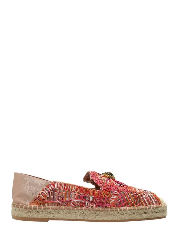 Kurt Geiger Chelsea Woven Espadrilles - Pink