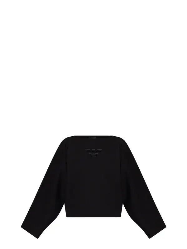 Emporio Armani Oversize Sweatshirt - Black