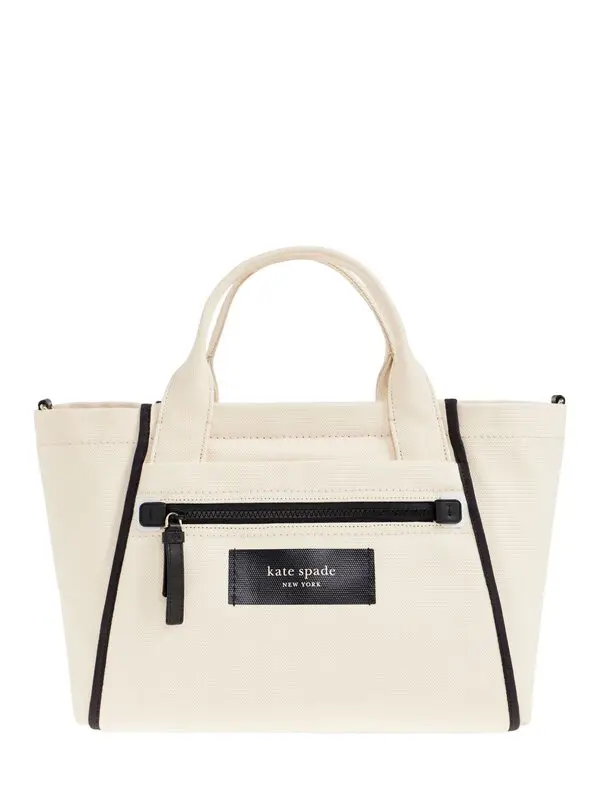 Kate Spade New York Logo Shopper Tote Bag - Cream