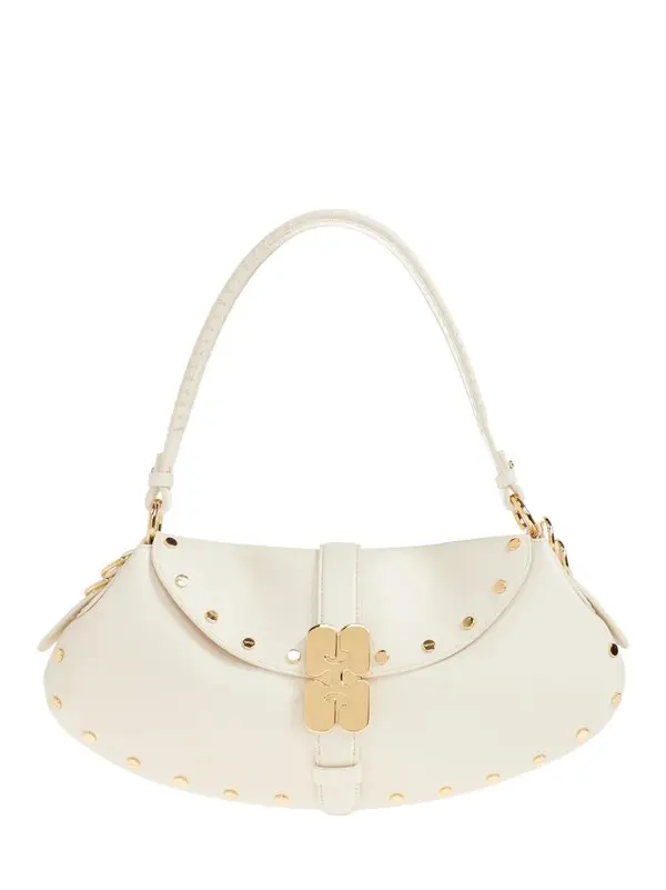 GANNI Shoulder Bag - Cream