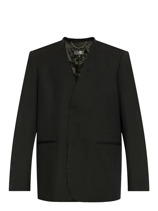 MAISON MARGIELA Single-breasted Blazer - Black