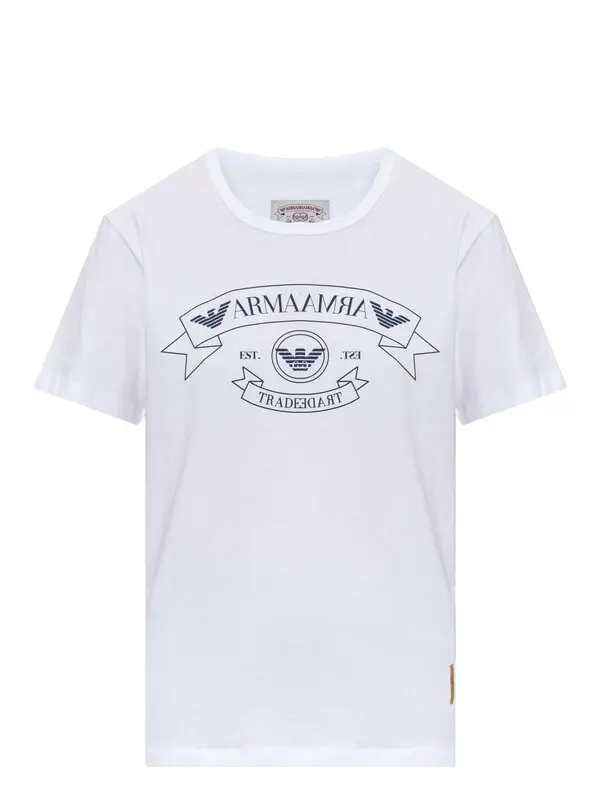Emporio Armani Printed T-shirt - White