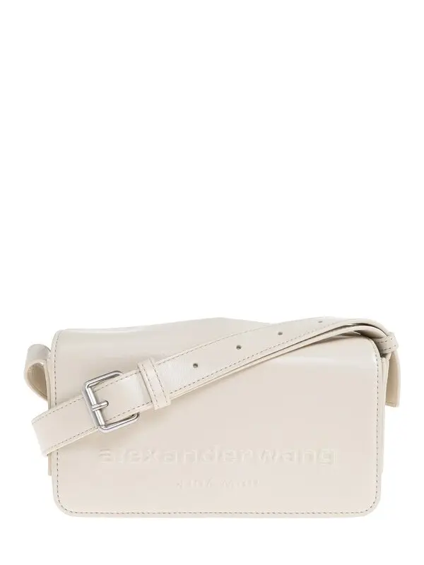 Alexander Wang Logo Shoulder Bag - Cream