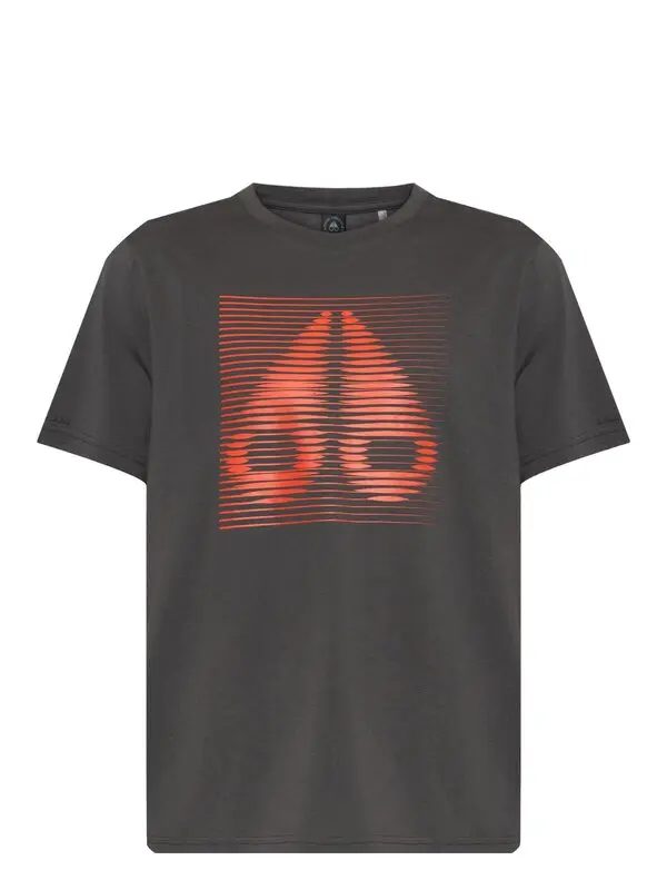 Moose Knuckles T-shirt With Print - Grey