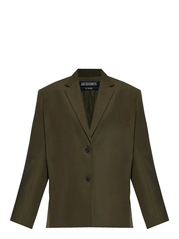 Jacquemus Double Vent Blazer - Green