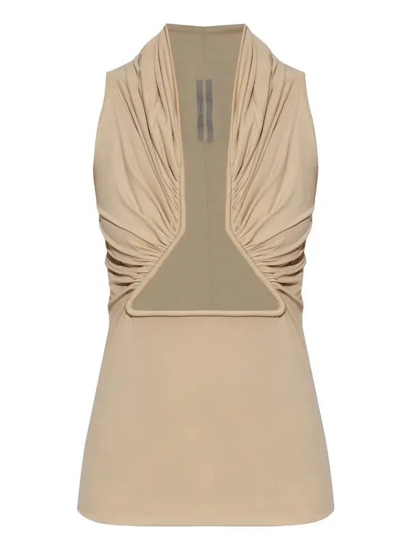 Rick Owens Prong' Top - Beige