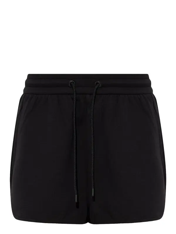 Emporio Armani Relaxed-fit Logo Shorts - Black