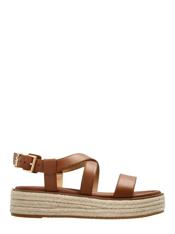 Michael Kors Lynn Platform Sandals - Brown