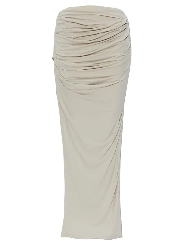 ENTIRE STUDIOS Draped Maxi Dress - Grey
