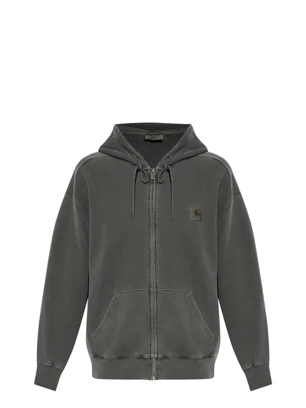 Carhartt Work In Progress Nelson Zip-up Hoodie - Grey