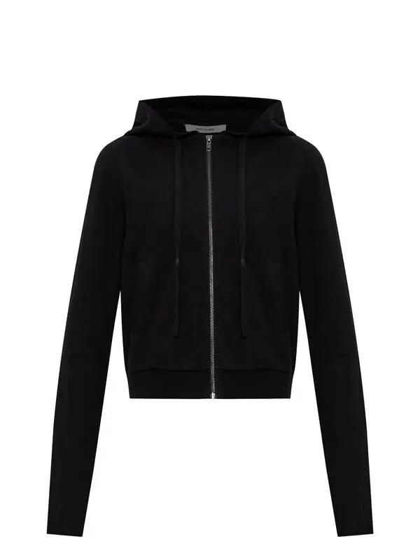 ENTIRE STUDIOS Zip-up Cotton Blend Hoodie - Black