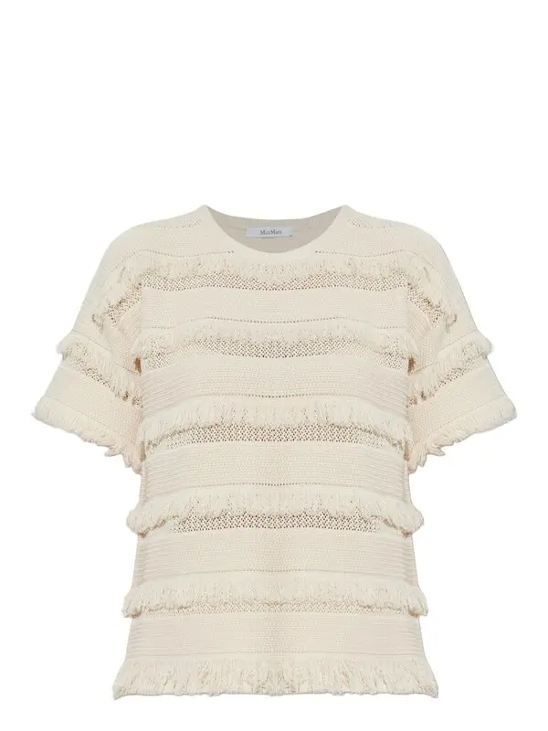 Max Mara Garza Top - Cream