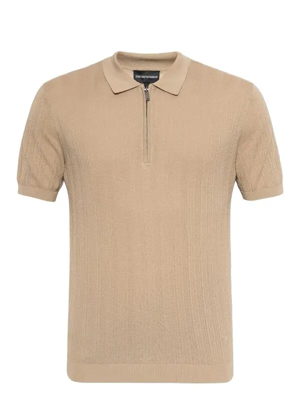 Emporio Armani Cotton Polo - Beige