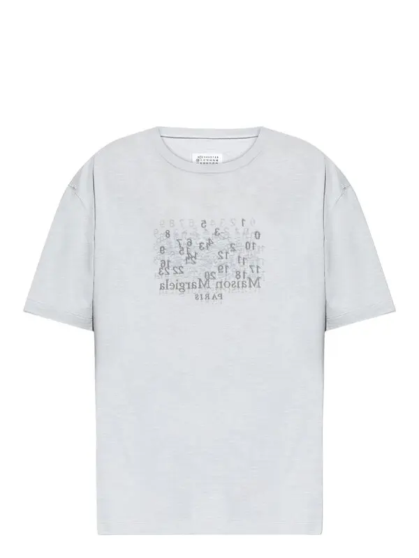 MAISON MARGIELA T-shirt With Logo - Grey