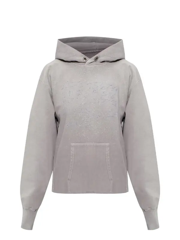 MAISON MARGIELA Embroidered Hoodie - Grey