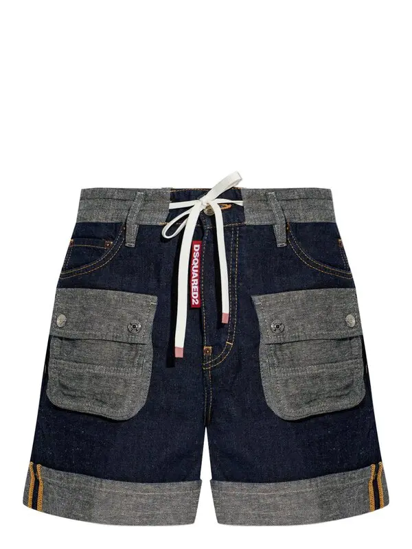 Dsquared2 Cargo Shorts - Navy Blue