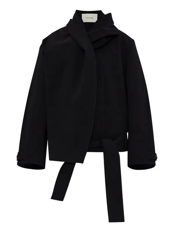 ENTIRE STUDIOS Belted Jacket - Black