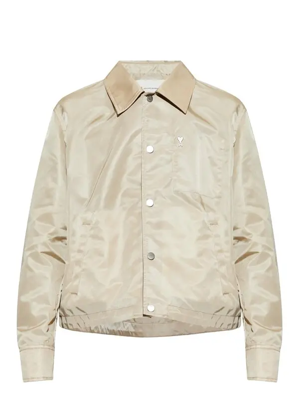 Ami Logo Jacket - Cream