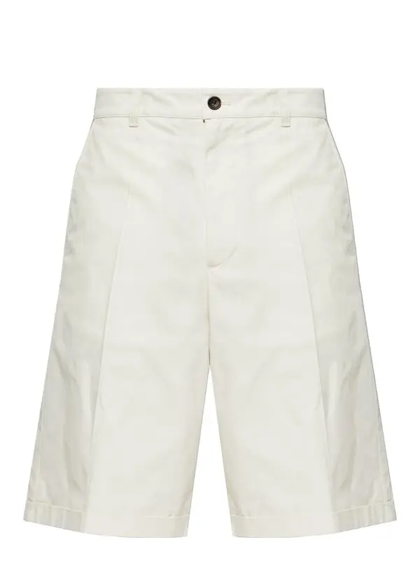 Bally Cotton Shorts - Cream