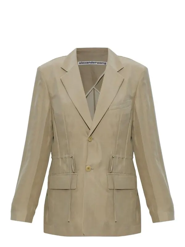 Alexander Wang Silk Blazer - Green