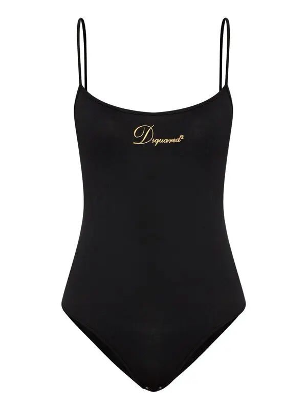 Dsquared2 Bodysuit With Straps - Black