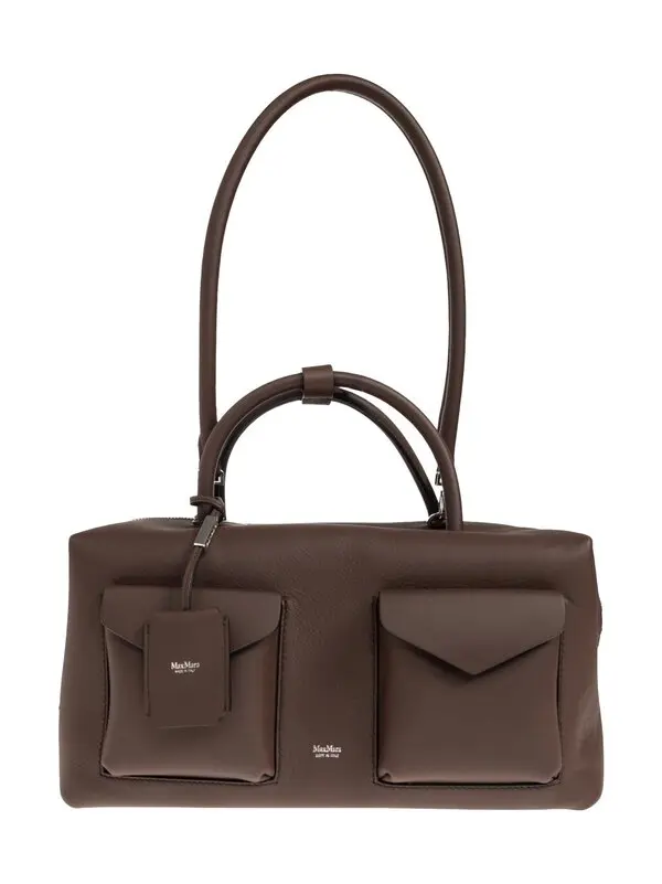 Max Mara Holdall Cargo Handbag - Brown
