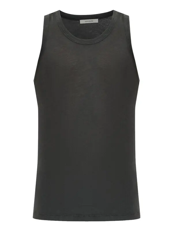 ENTIRE STUDIOS Fitted Tank Top - Grey