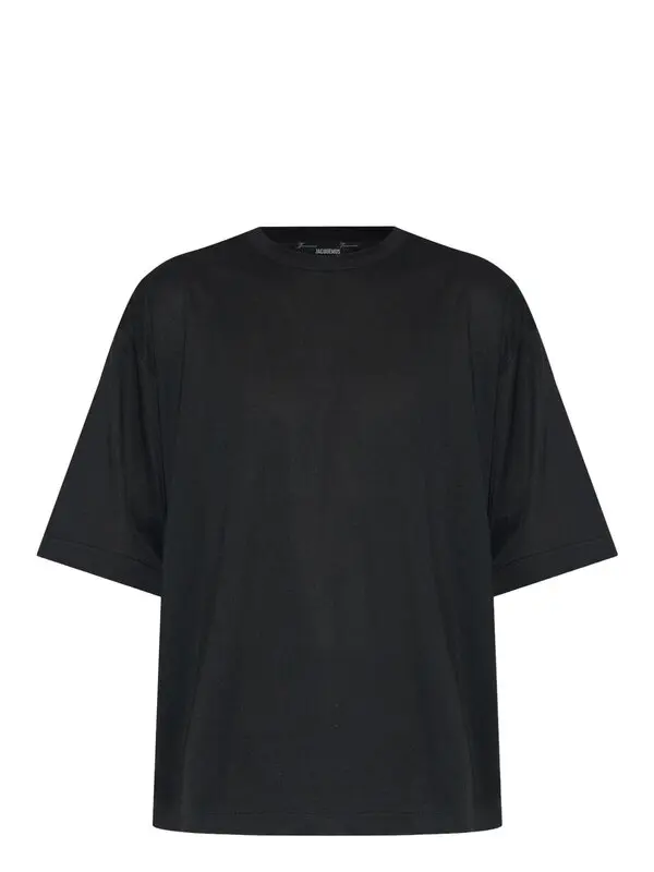 Jacquemus T-shirt 'rond Carre - Black