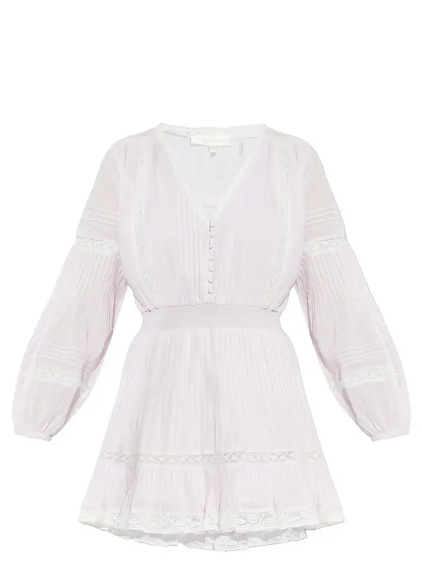 LoveShackFancy Winfrey' Mini Dress - Pink
