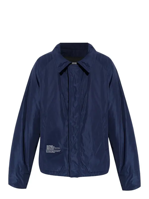 Dsquared2 Insulated Jacket With Logo - Navy Blue