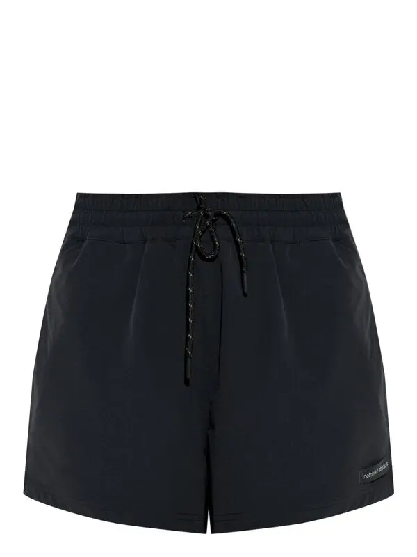 RETHINKIT STUDIOS Logo Patch Shorts - Black