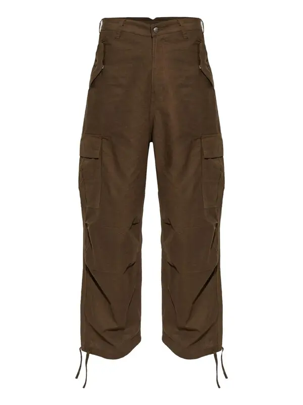 Rhude Wide Leg Cargo Trousers - Brown