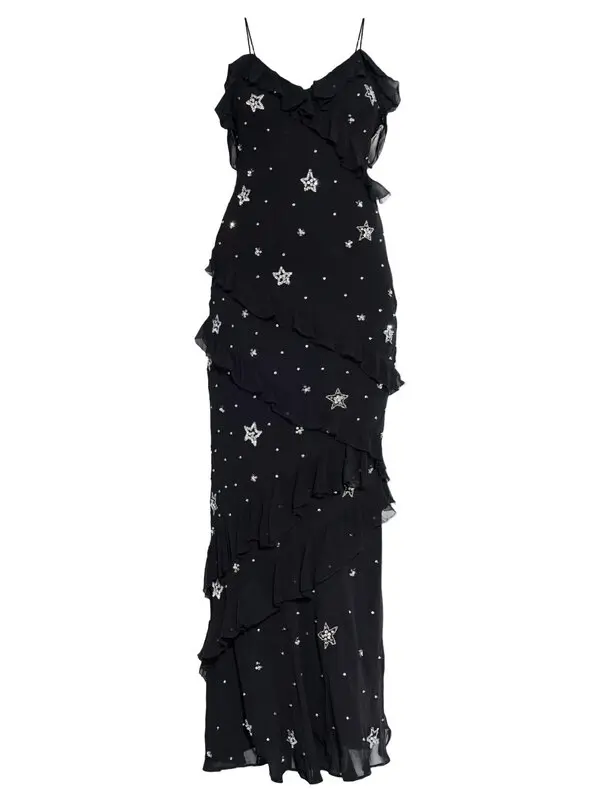 LoveShackFancy Rialto' Maxi Dress - Black