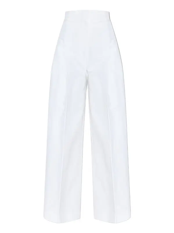 Jacquemus Wide-leg Trousers - White