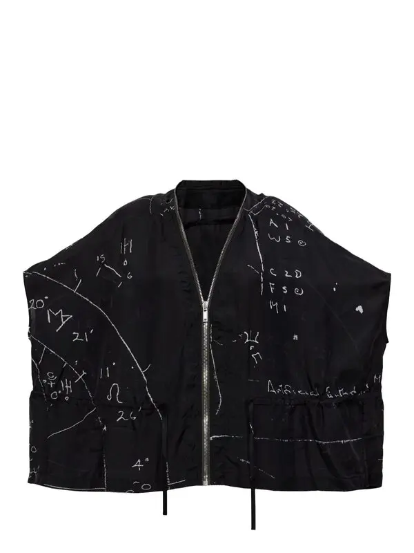 Rick Owens Semi-transparent "sail" Vest - Black