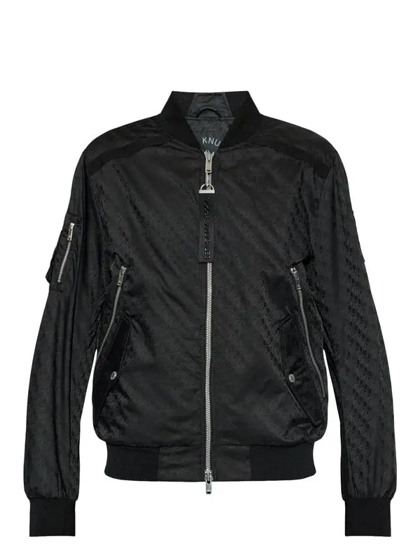 Moose Knuckles Cropped Bomber Jacket - Black