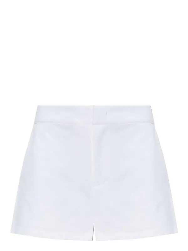 Dsquared2 Cotton High-waisted Shorts - White