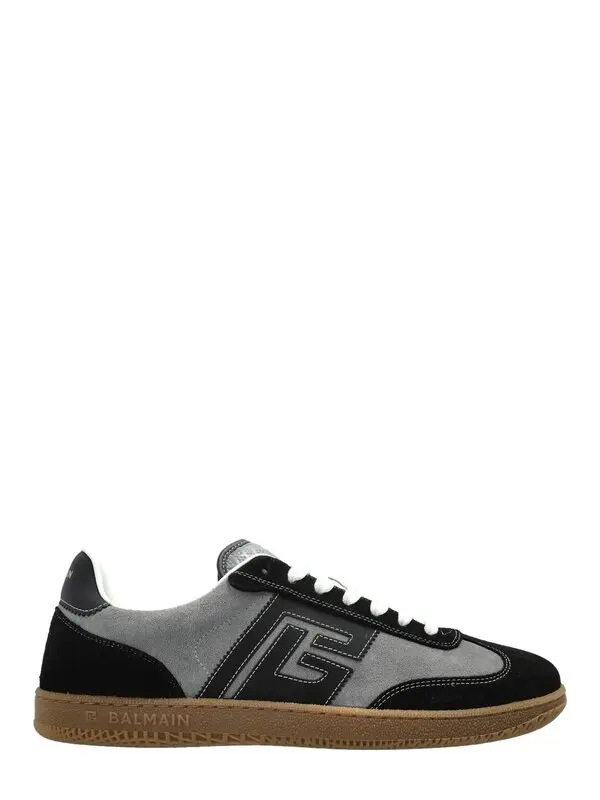 Balmain Swan Low-top Sneakers - Grey