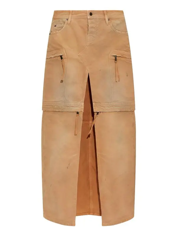 Dsquared2 Cargo Maxi Skirt - Beige