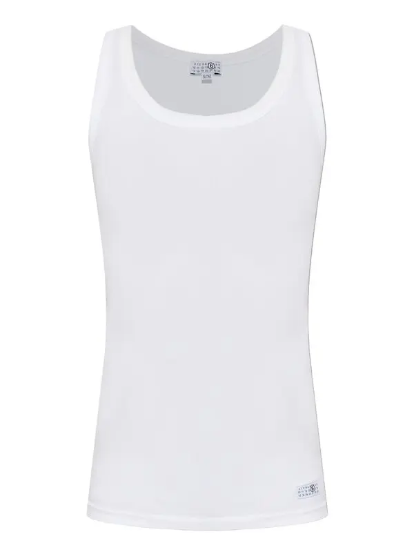 MAISON MARGIELA Underwear Tank - White