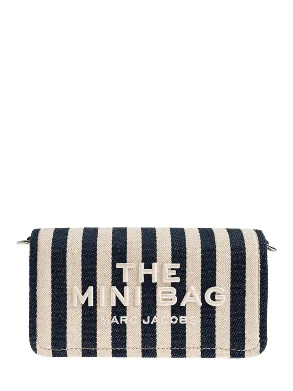 Marc Jacobs Striped Shoulder Bag - Navy Blue