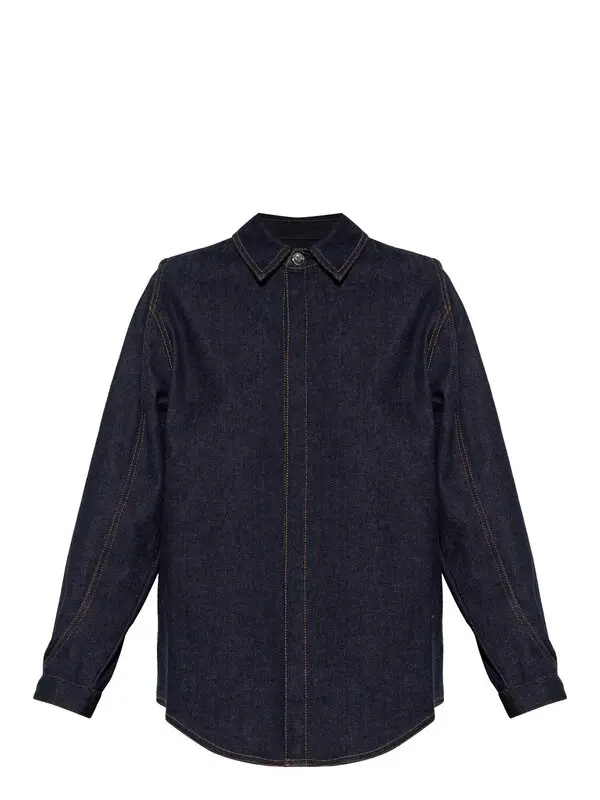 Jacquemus Amelo Denim Shirt - Navy Blue