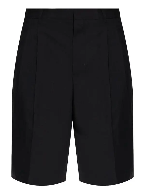 Ami Wool Shorts - Black